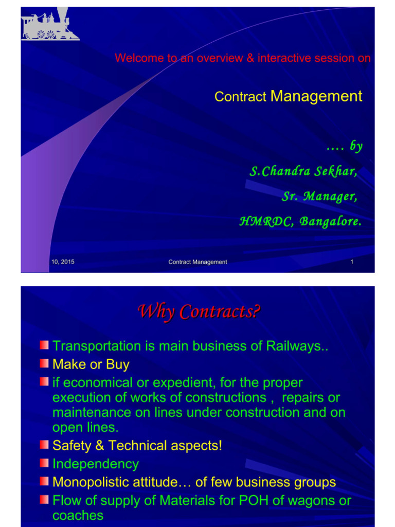 Contract Management | PDF