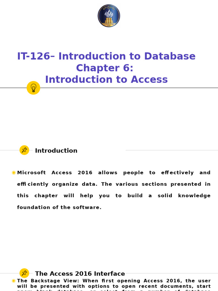 It126 Chapter 6 Access Pdf