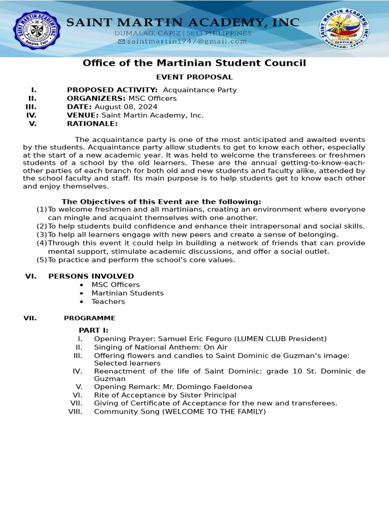 Acquaintance Party | PDF