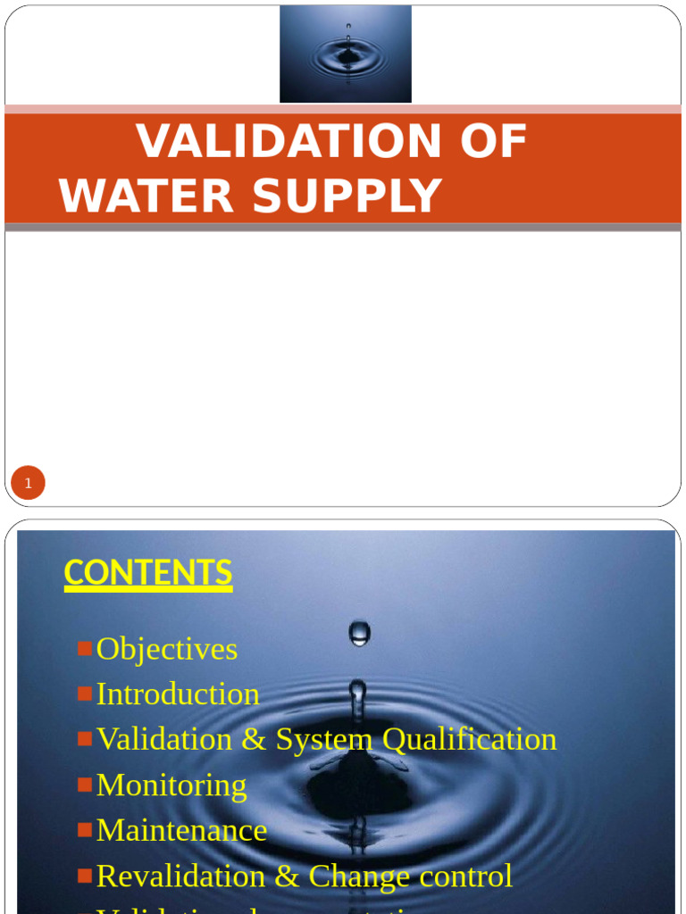 Watersystemvalidation 140930004612 Phpapp01 | PDF | Purified Water ...