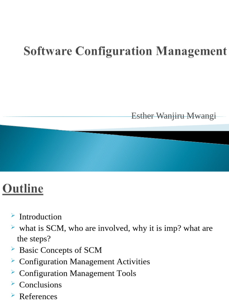 LESSON 13 Software Configuration Management | PDF | Version Control | Computer Programming