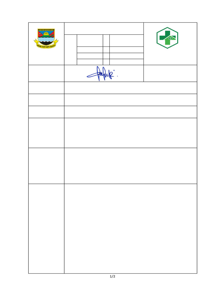 Sop Pelaksanaan BPB | PDF