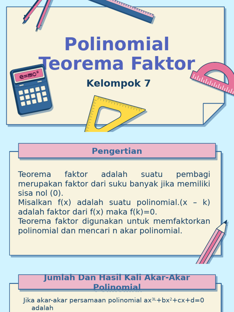 Teorema Faktor Matmin | PDF