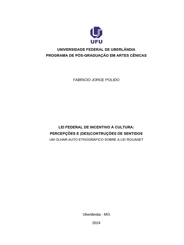 Lei Federal Incentivo | PDF