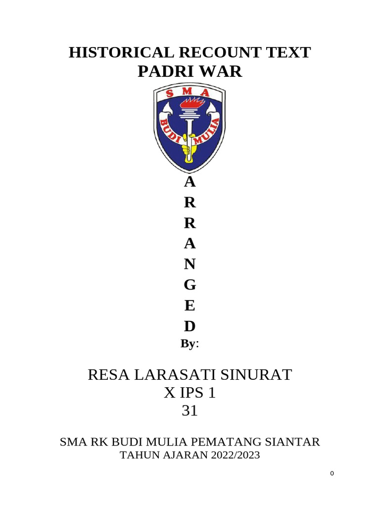 Historical Recount Text | PDF