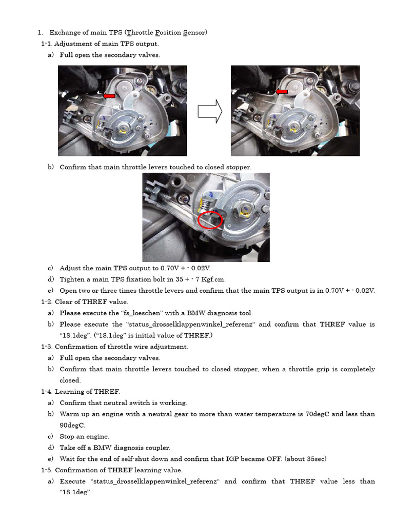 TPS Adjust - NEW | PDF