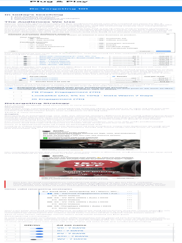 11-Re-Targeting 101 Plug & Play | PDF