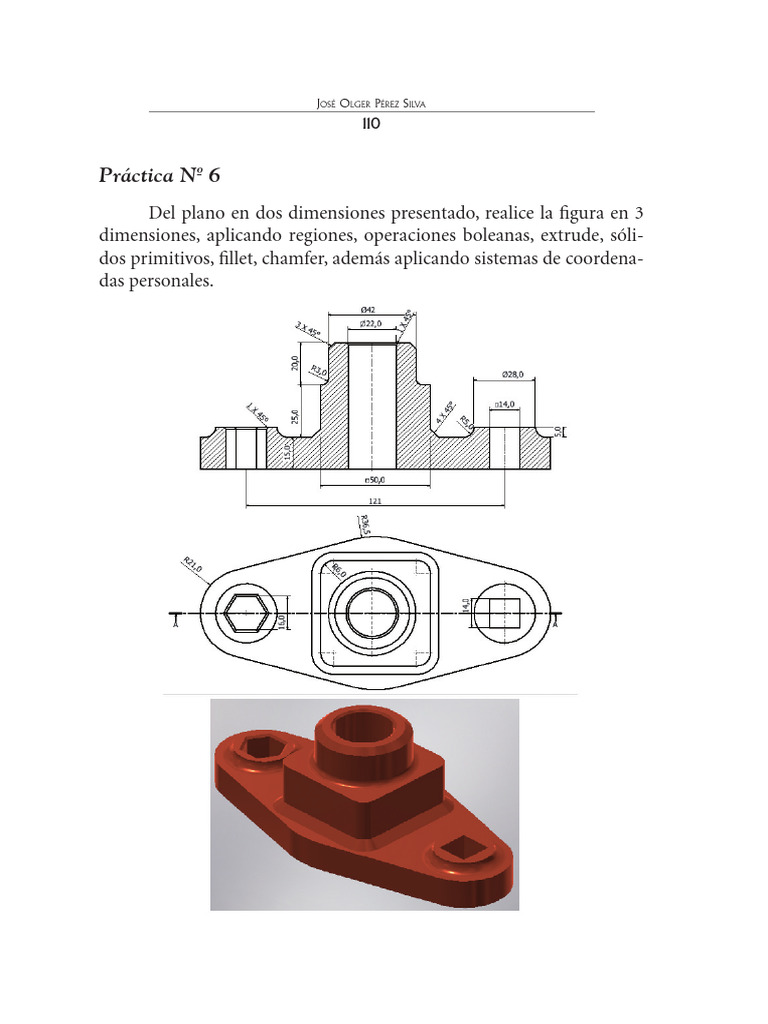 Practica 2 Autocad 3d | PDF