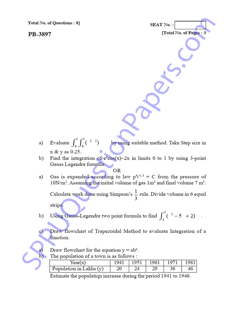 Be - Mechanical Engineering - Semester 5 - 2024 - May - Numerical and Statistical Methods Nasm ...