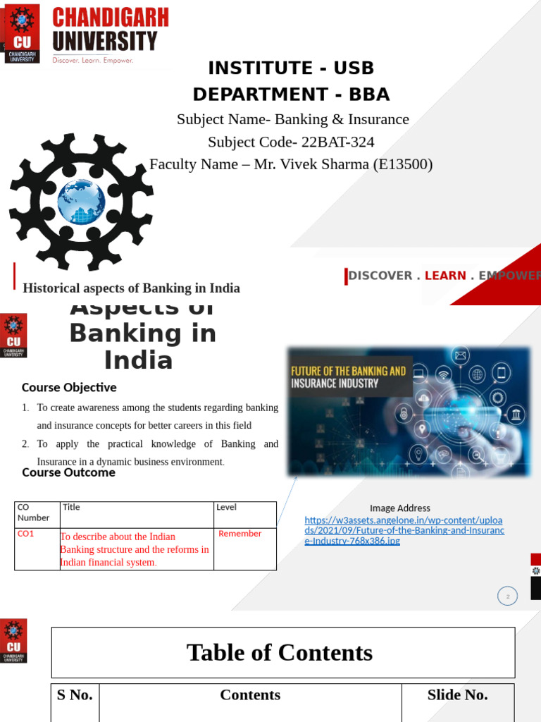 1.1.1 Historical Aspects of Banking Pre and Post Independence Phase ...
