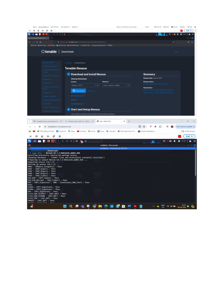 Vulnerability Scanning Using Nessus Tool | PDF
