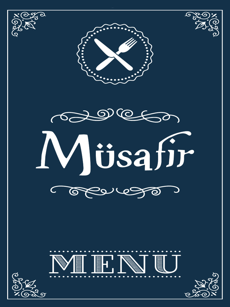Musafir Menu | PDF