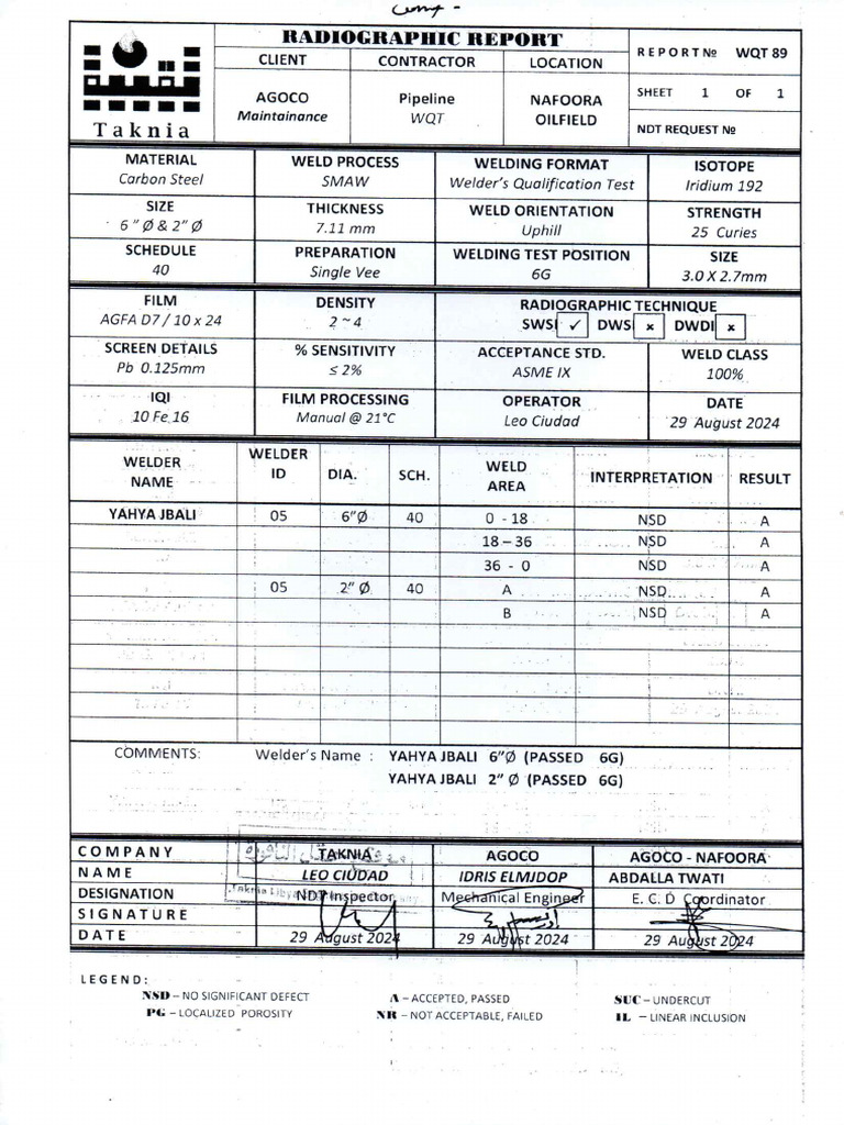 Radiog Record Result | PDF