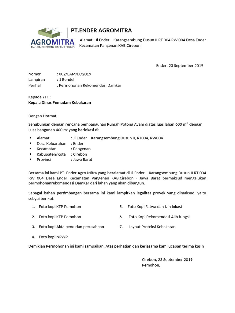 Rekomendasi Damkar | PDF