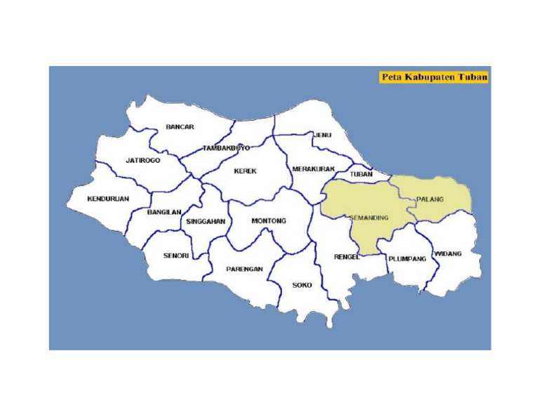 Peta Kab. Tuban-2 | PDF