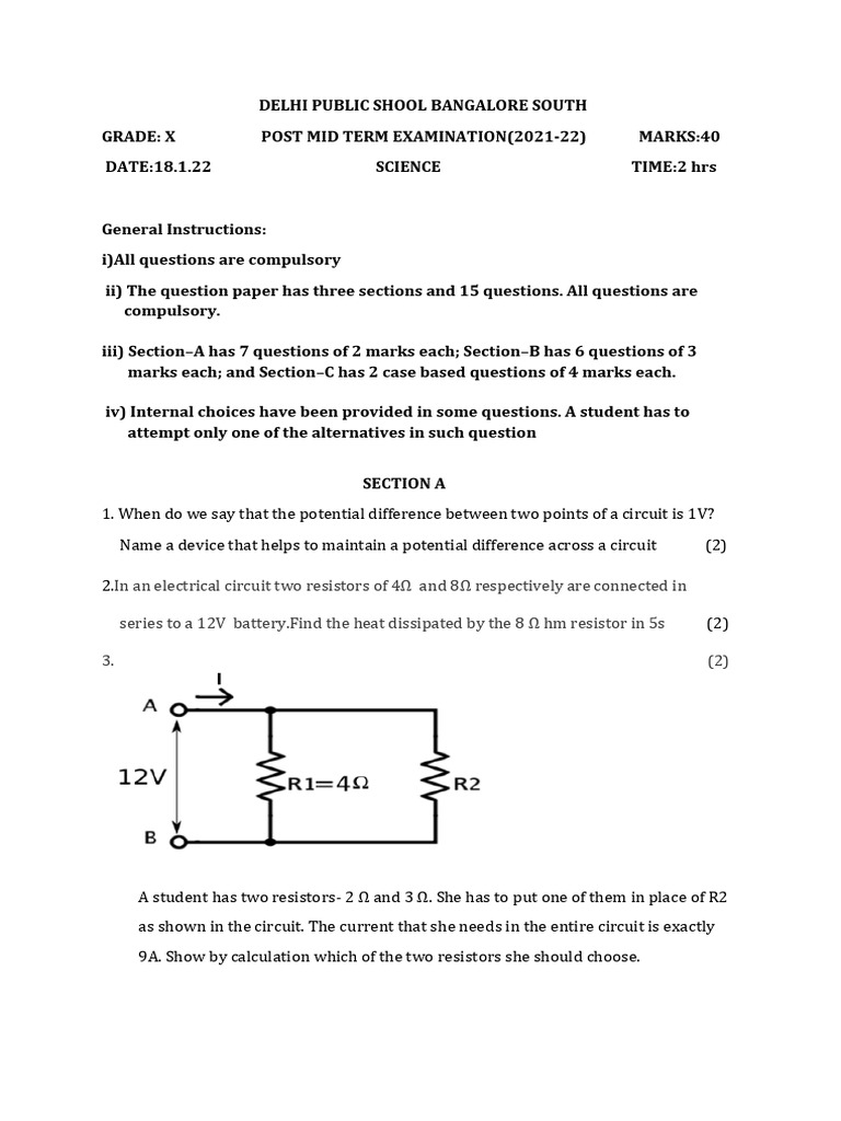 Science Exam | PDF