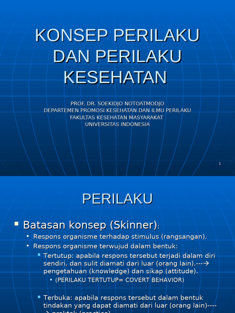 Konsep Perilaku Dan Pengukurannya | PDF