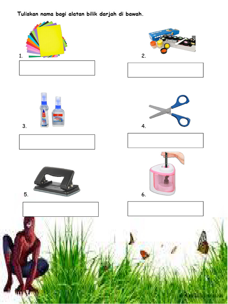 Lembaran Kerja Alatan Bilik Darjah | PDF