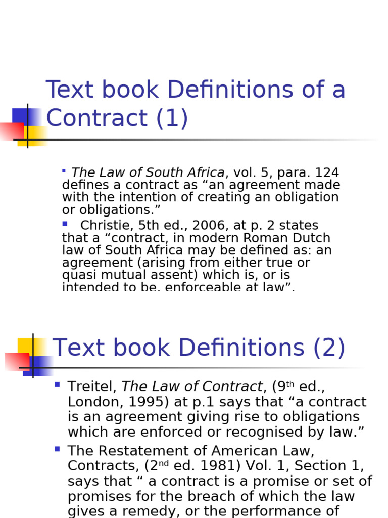 Introduction To Contract Law | PDF