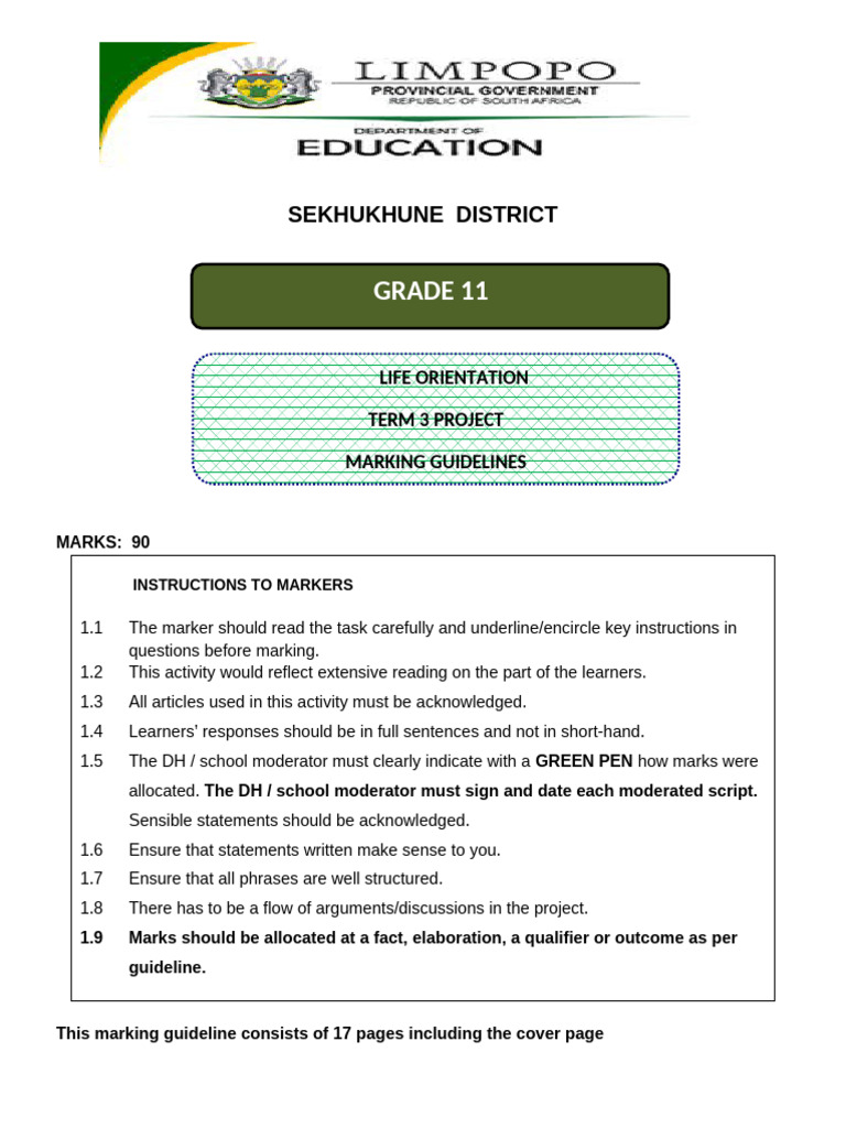 Gr11 Project 2024 Memo Lo | PDF
