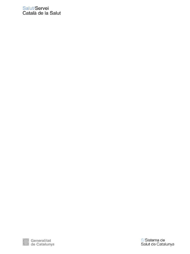 Catsalut Instruccio 06 2020 | PDF