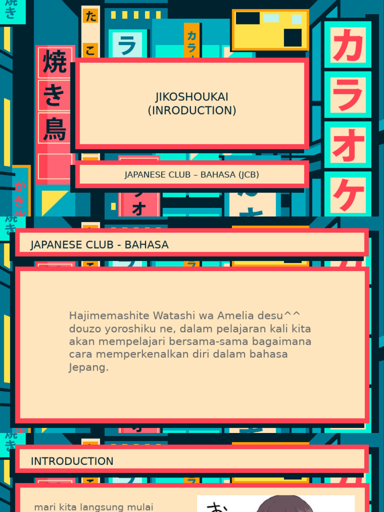 Materi Jikoshoukai JCB | PDF