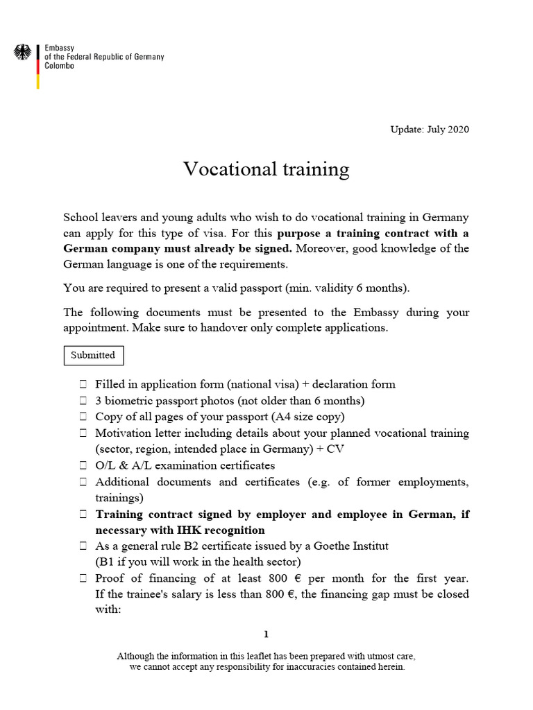 Vocational Training Data | PDF