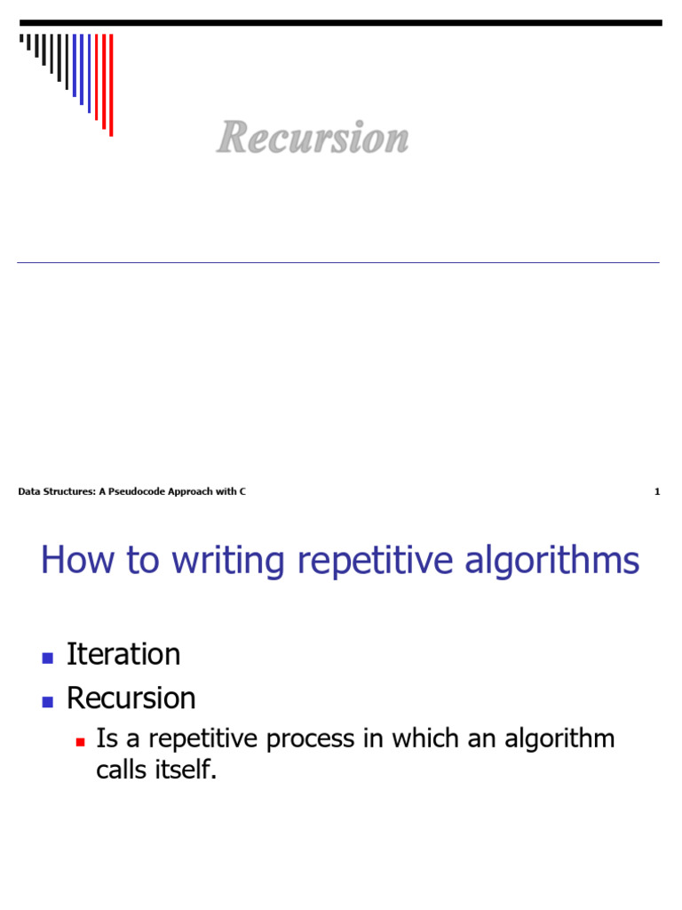 Recursion | PDF