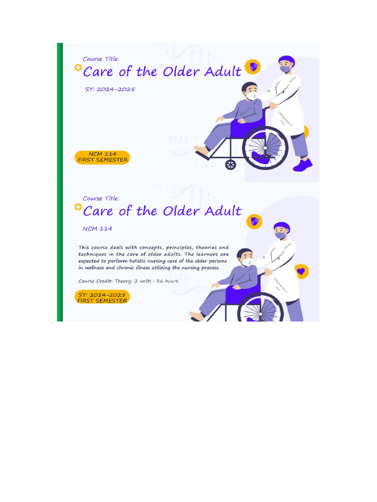 Geria PPT 1 Word | PDF