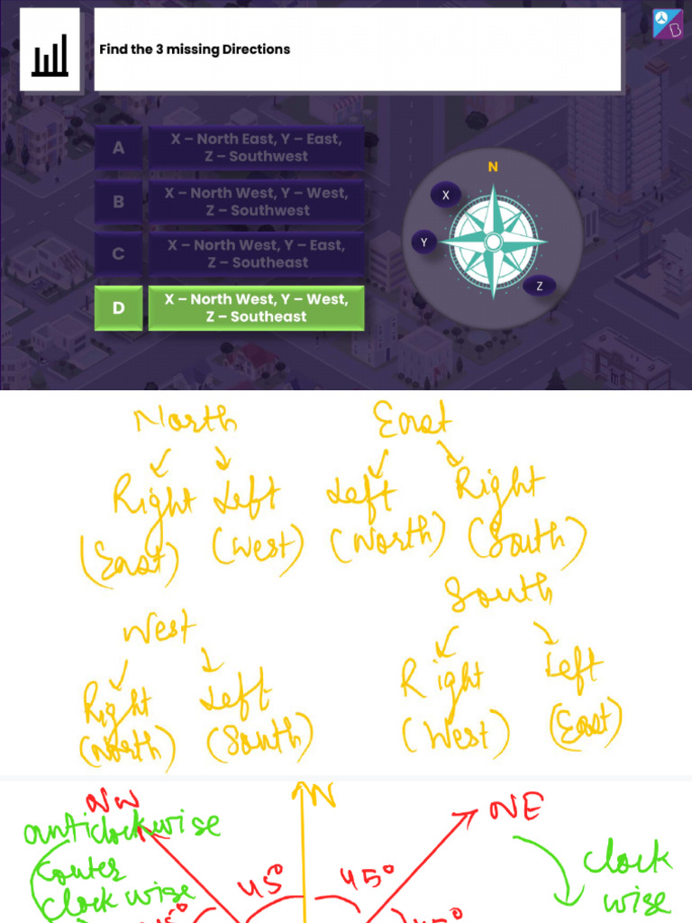 MAT - Direction Test | PDF