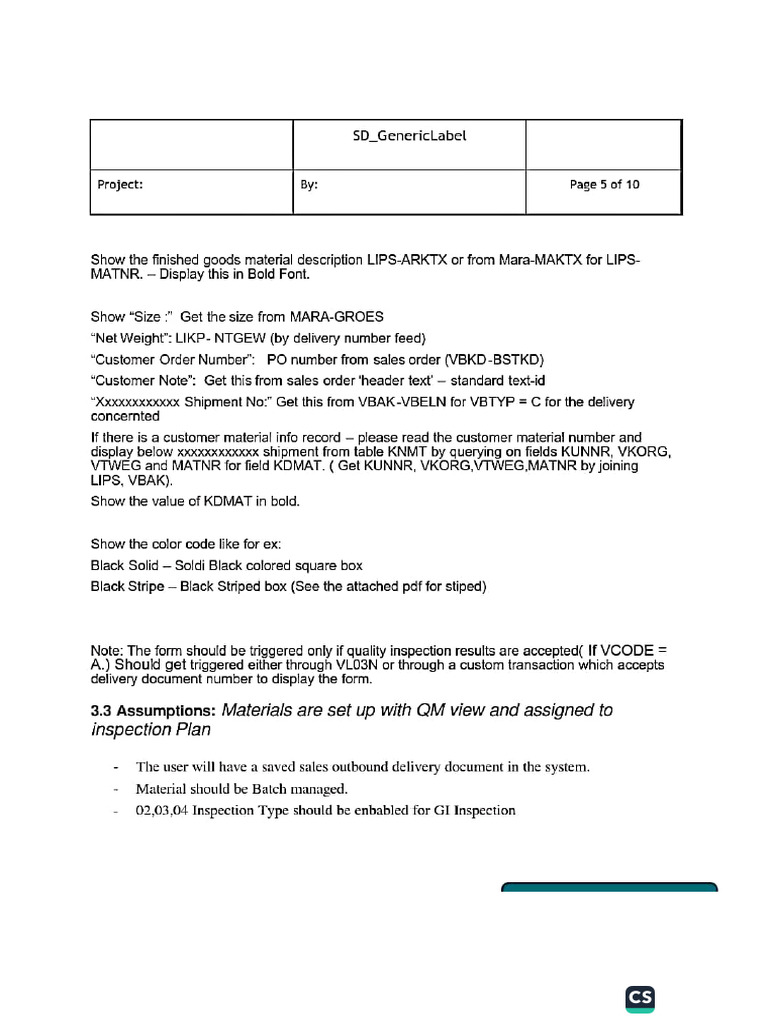 Functional Specification Document | PDF