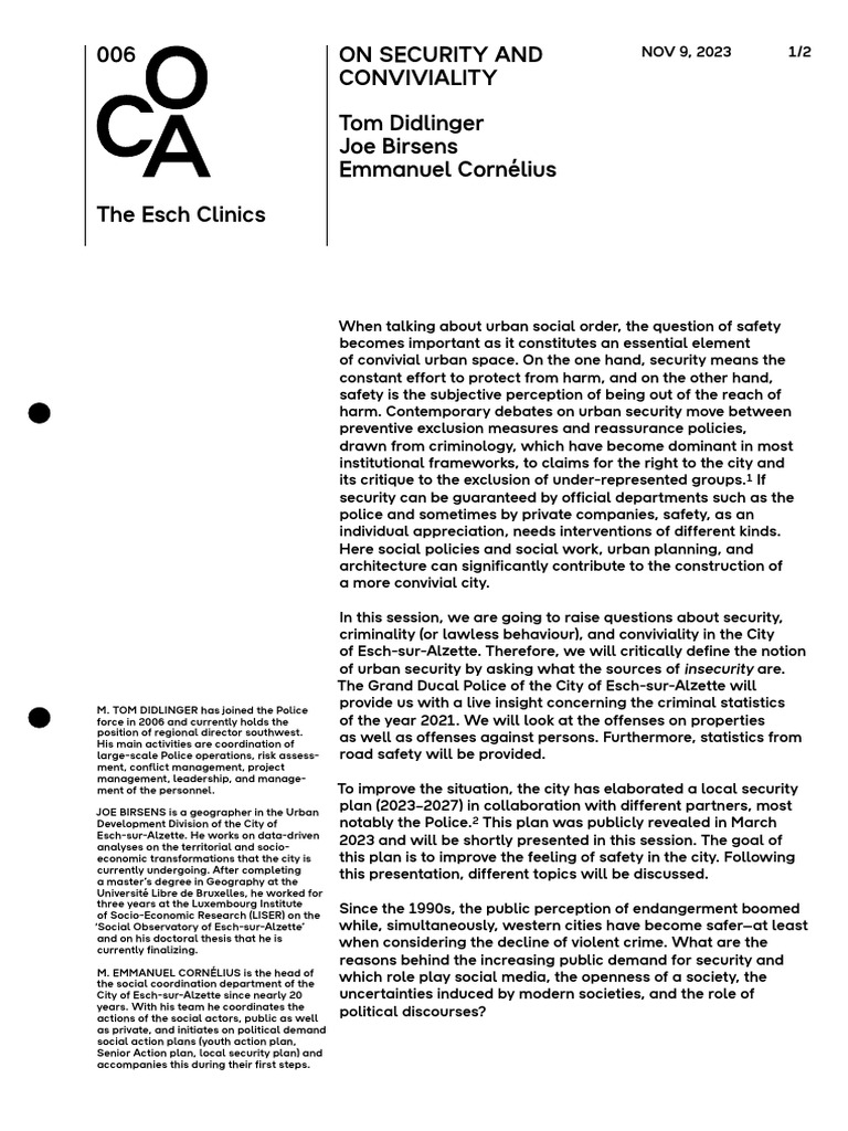 Coa 006 On Security | PDF