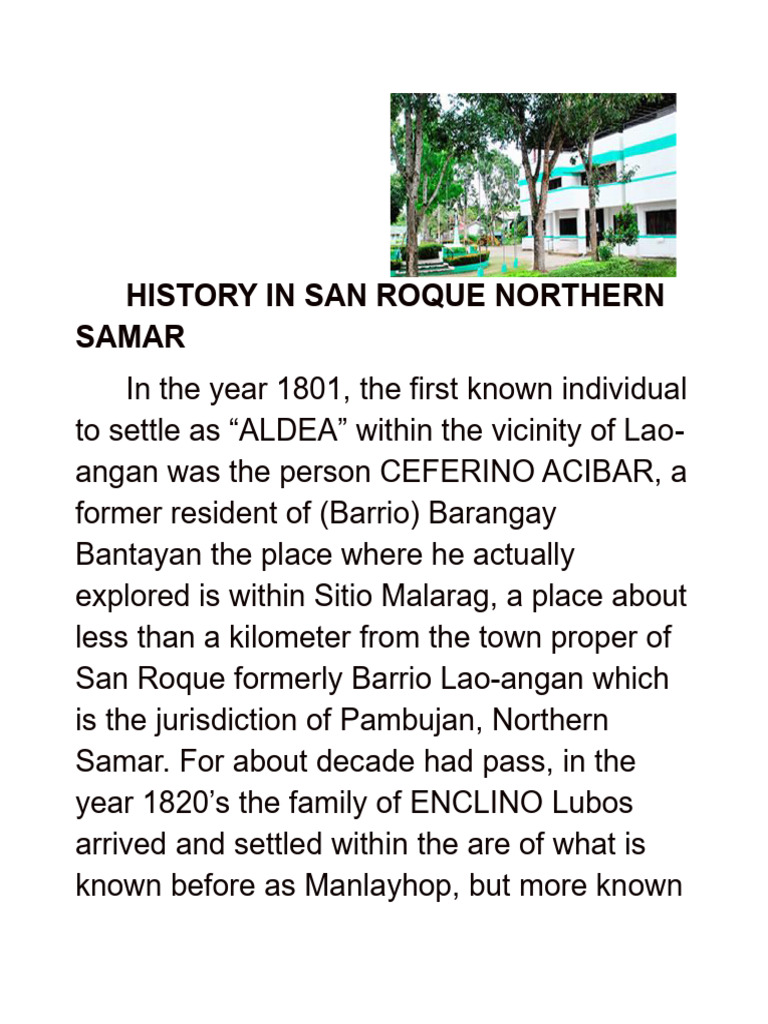 History San Roque | PDF