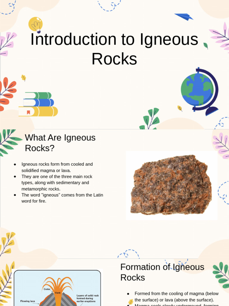 Introduction To Igneous Rocks | PDF | Igneous Rock | Rock (Geology)