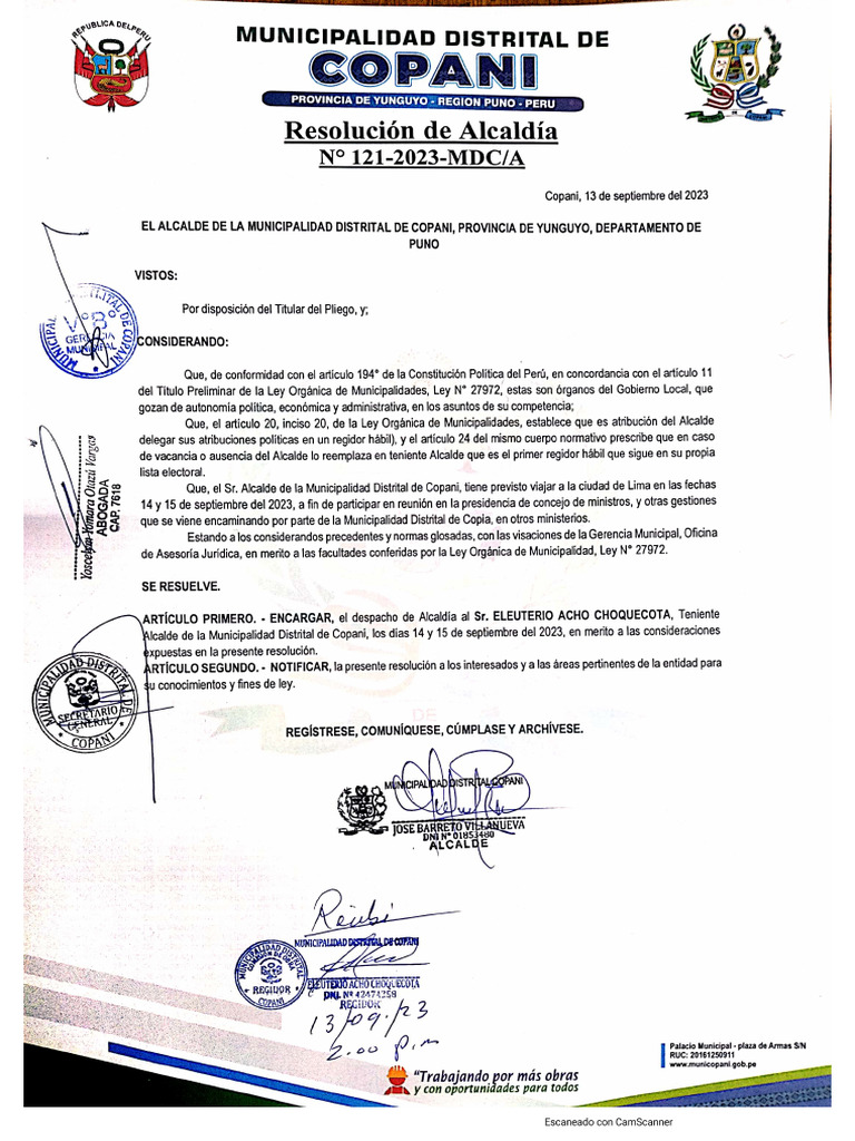 R.A N. 121-2023-MDC | PDF