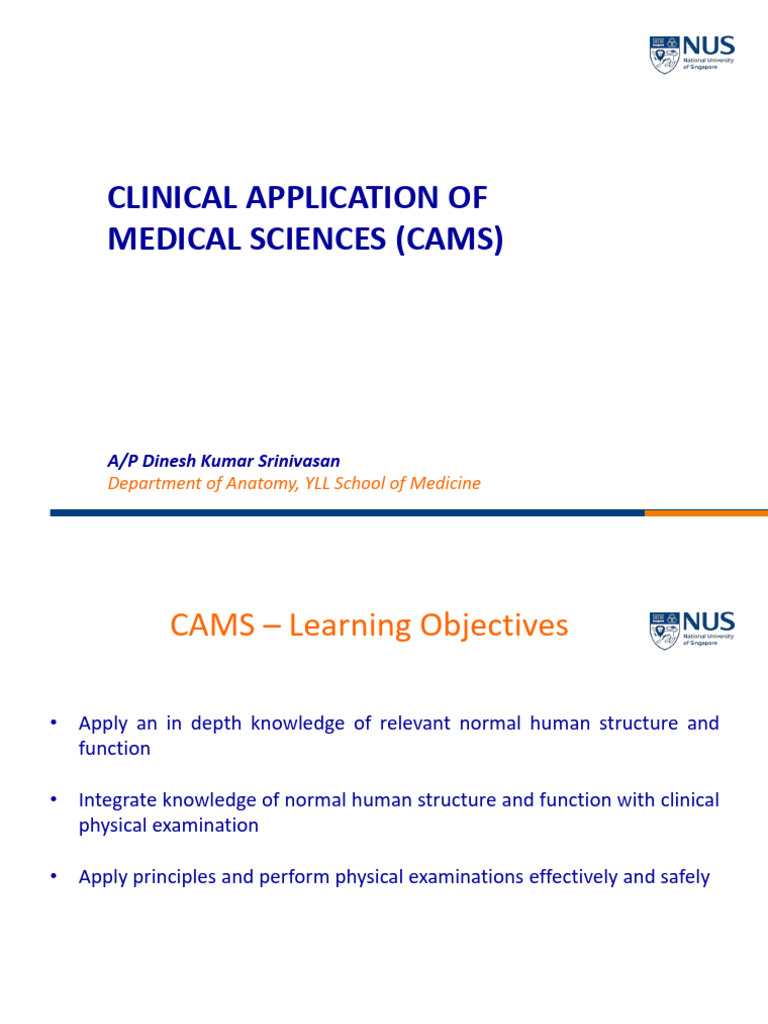 Cams 1a - Examination of The Upper Limb For Students | PDF