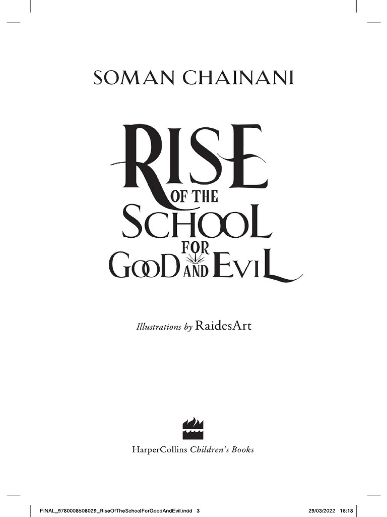 (Tsfgae) Riseoftheschoolforgoodandevil Chap1 | PDF