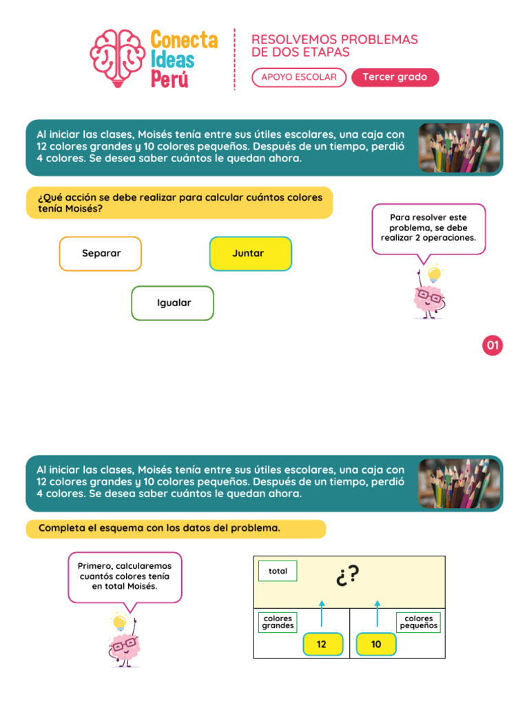 Resolvemos Problemas de Dos Etapas | PDF