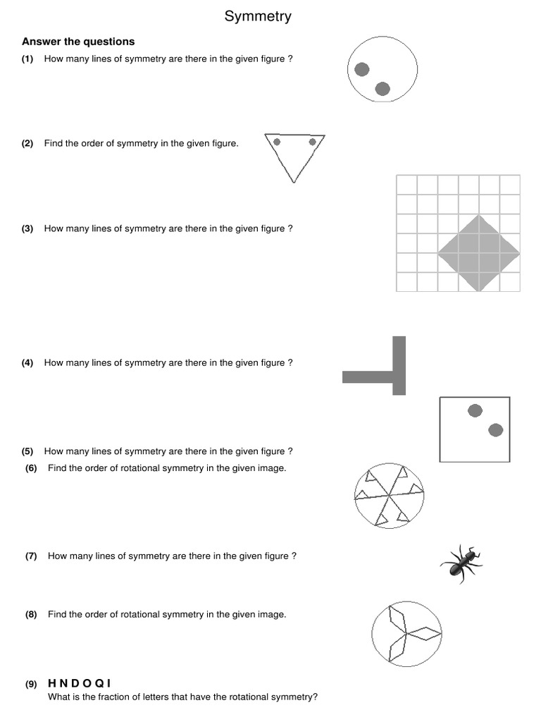 Grade 7 Symmetry | PDF