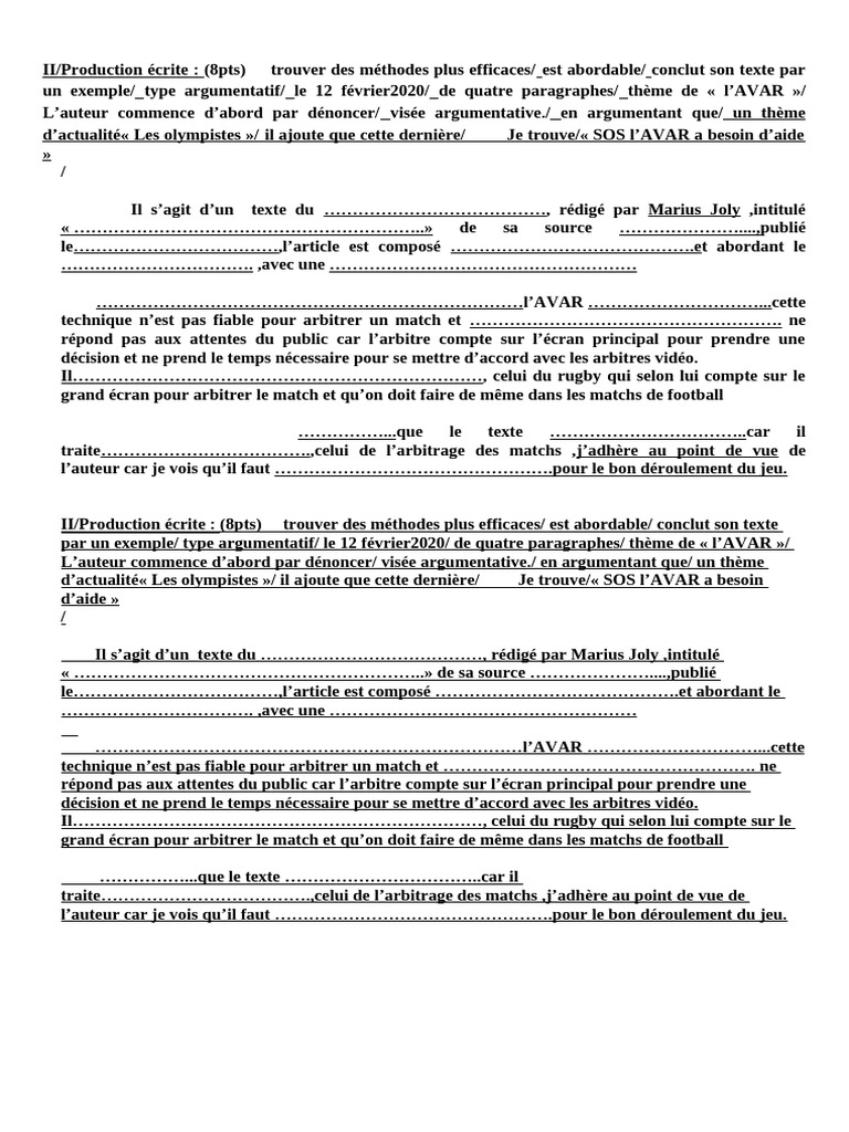 Copterendu de L'avar | PDF