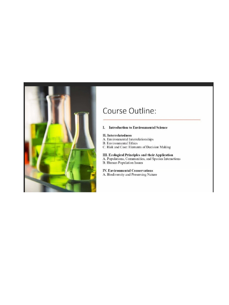 Course Outline Sample | PDF