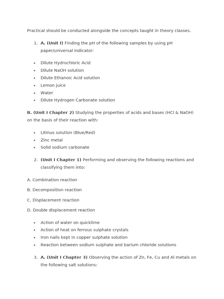 Class X Practicals | PDF