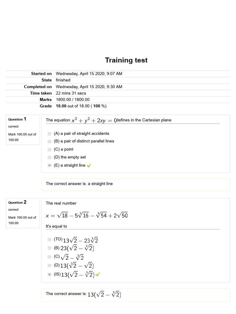 15-First Section - Mathematics | PDF
