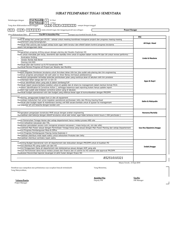 Job Pending PM PI 0918 | PDF