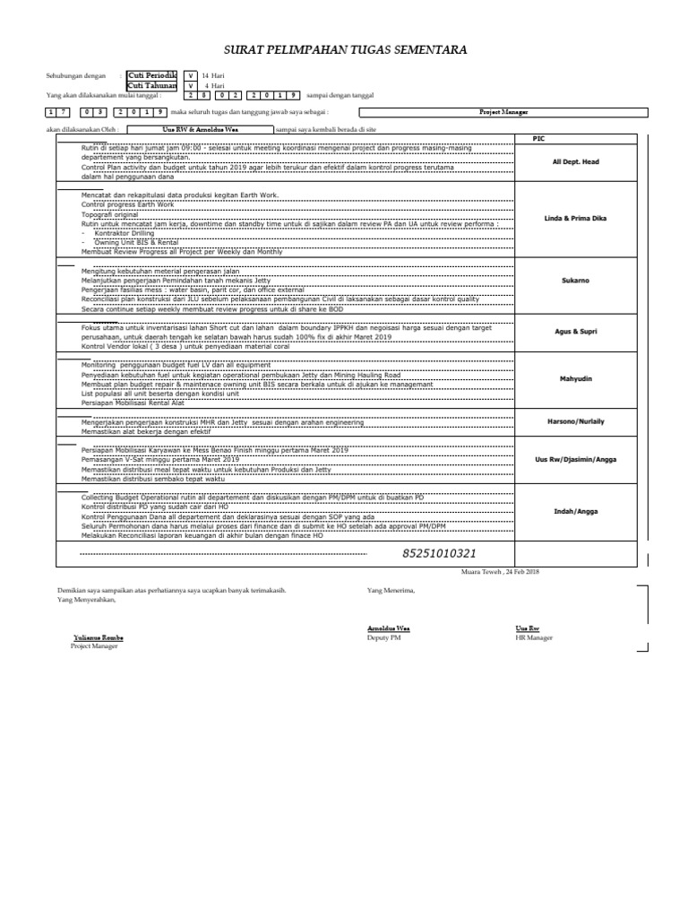 Job Pending PM PI 0219 | PDF