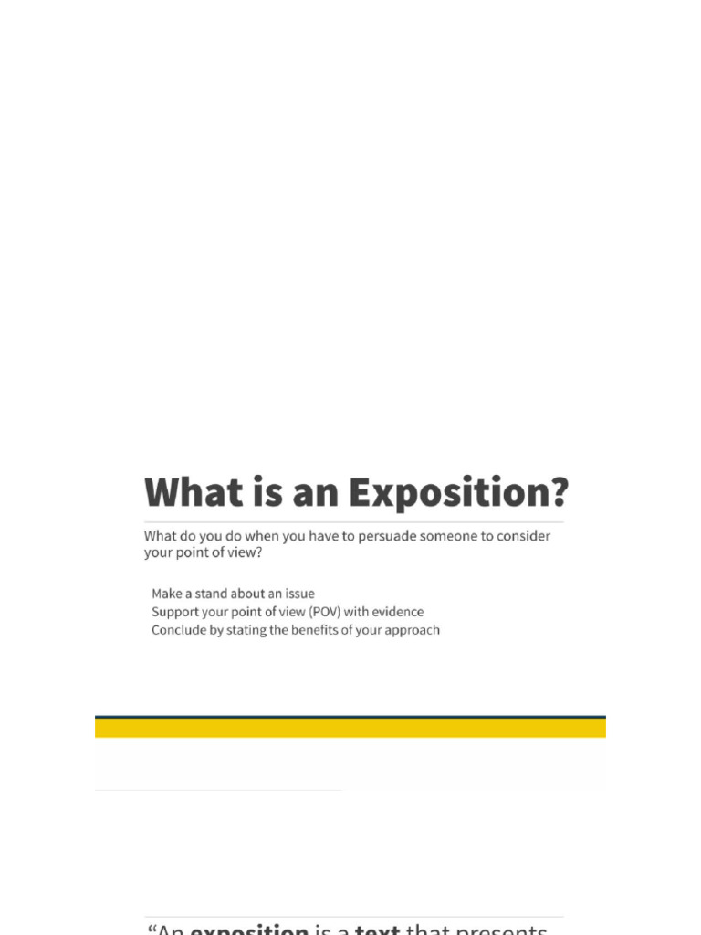 Exposition | PDF