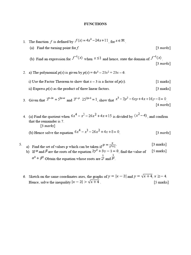 Functions | PDF