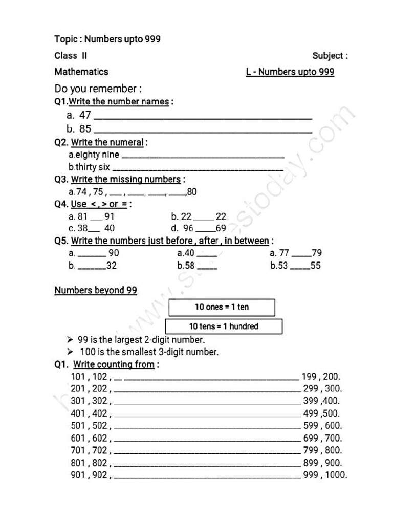 Math Test Paper | PDF