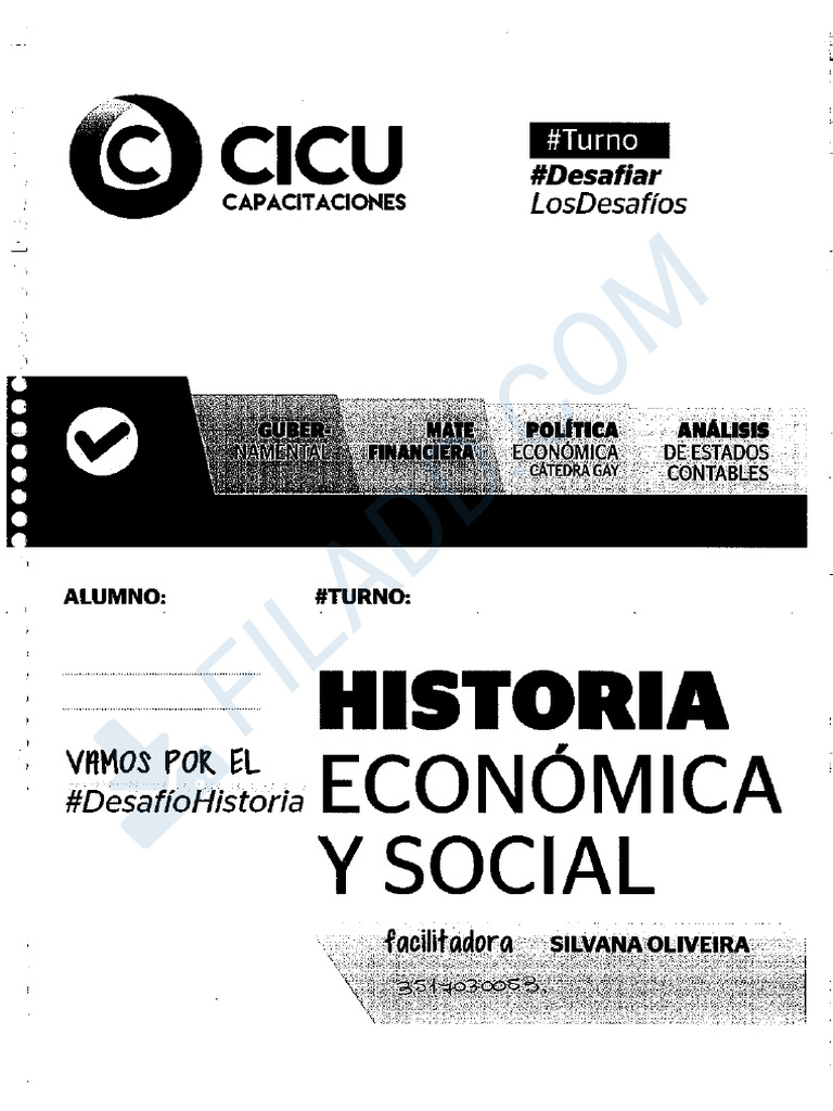 Cicu - Historia Economica y Social 2020-Comprimido | PDF