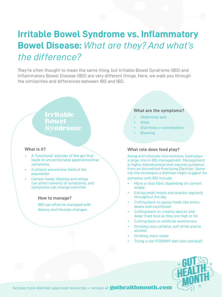 GHM Patient Resource Ibs Vs Ibd | PDF